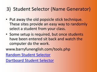 Classroom management tools | PPT