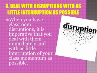 Classroom management video | PPTX | Education