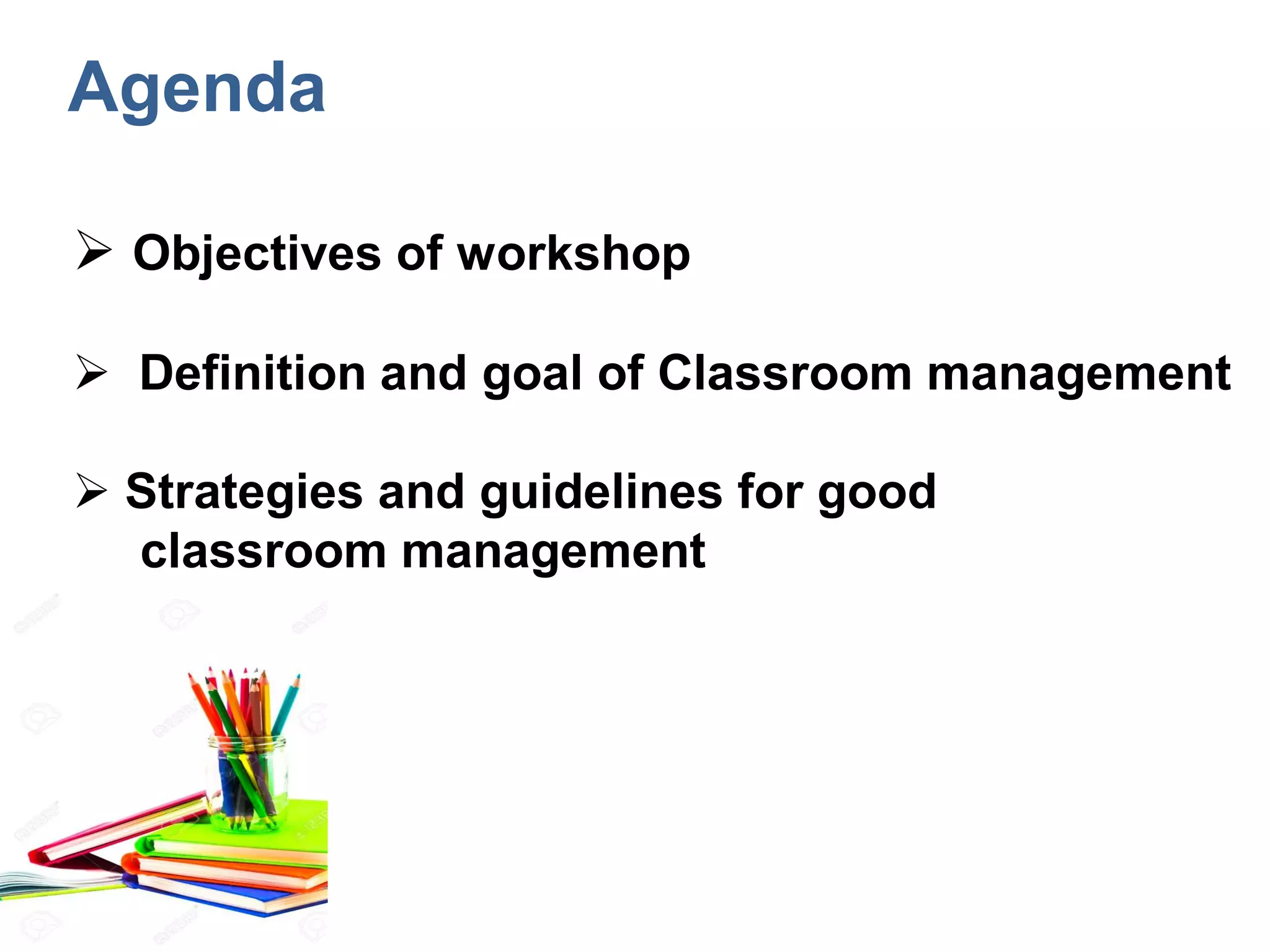 Classroom Management workshop | PDF