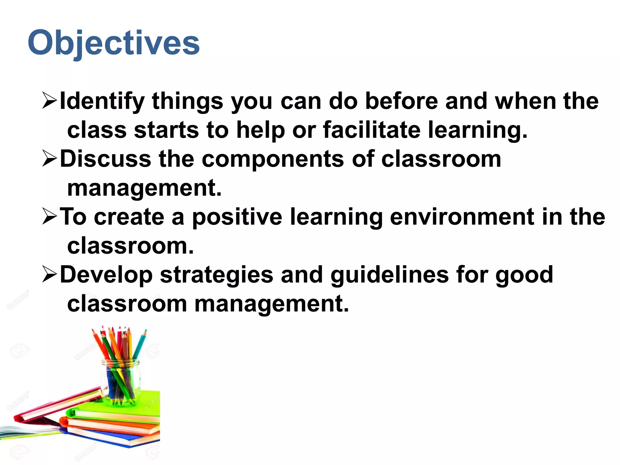 Classroom Management workshop | PDF