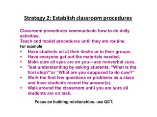Classroom Management workshop | PDF