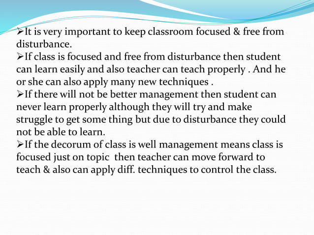 Classroom managment | PPT