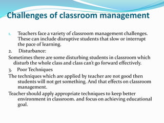 Classroom managment | PPT