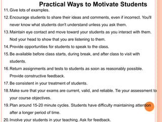 Classroom Management and Motivation Tips | PPTX | Special Education ...