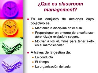 Classroom management | PDF