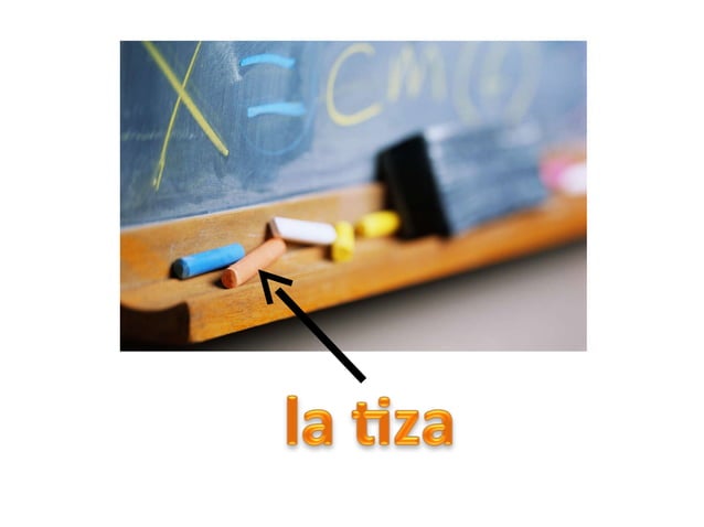 Los objetos en la sala de clase | PPT