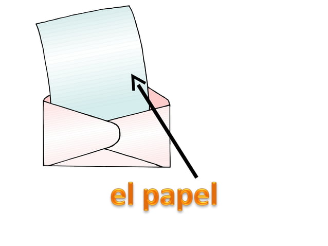 Los objetos en la sala de clase