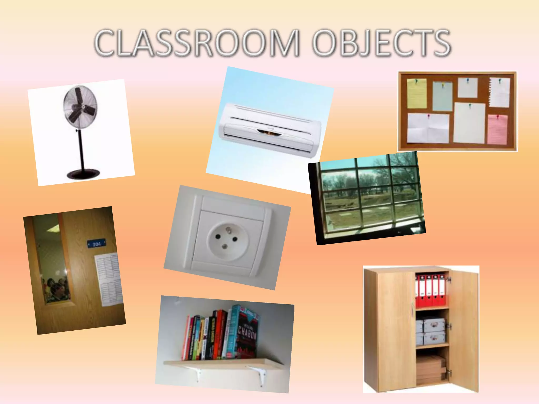 Classroom objects | PPT