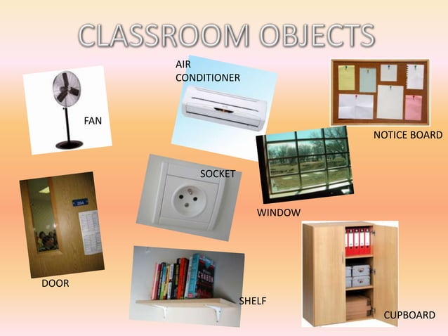 Classroom objects | PPT