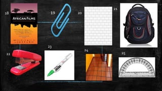 Classroom Objects | PPTX