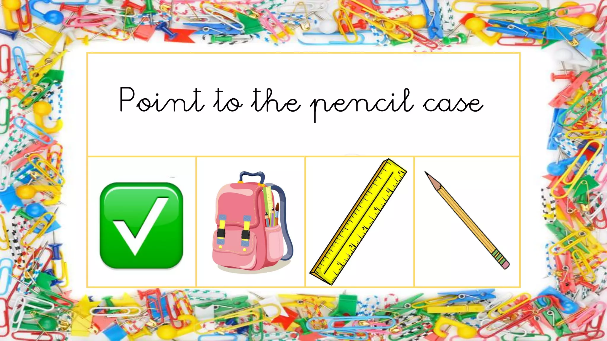 Classroom objects | PDF