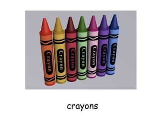 classroom objects for kindergarten .ppt