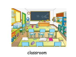 classroom objects for kindergarten .ppt