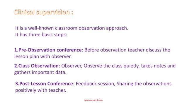 Classroom observation | PPTX