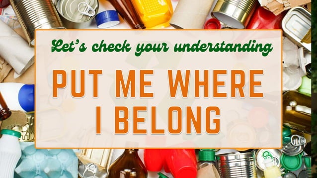 Classroom Observation - Refuse Materials.pptx | Infectious Diseases ...