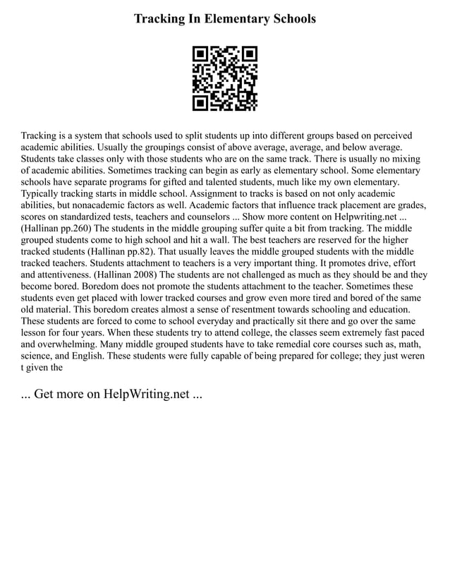 Classroom Observation Essay Example | PDF