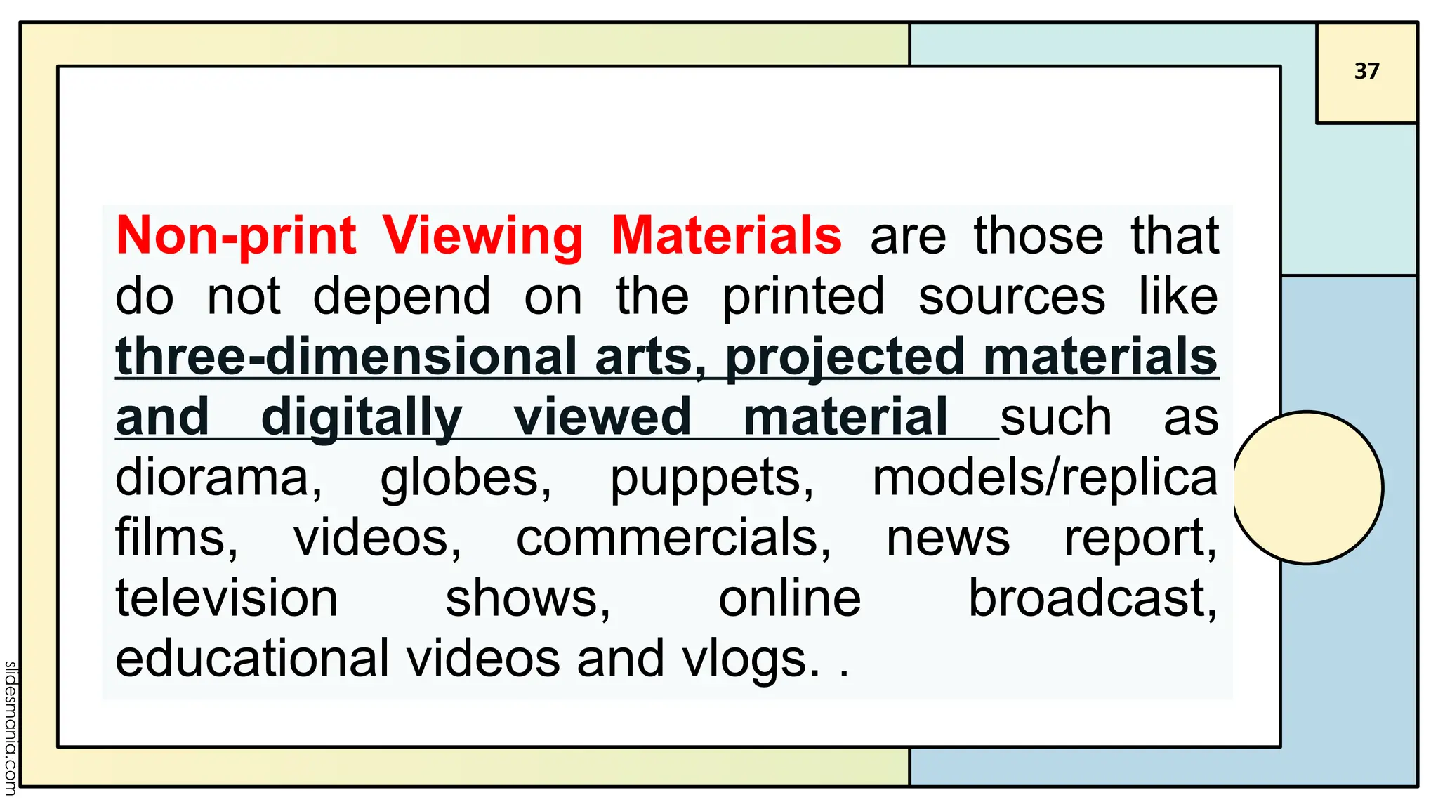 Classroom Observation No. 2_ Types of Viewing Materials.pptx