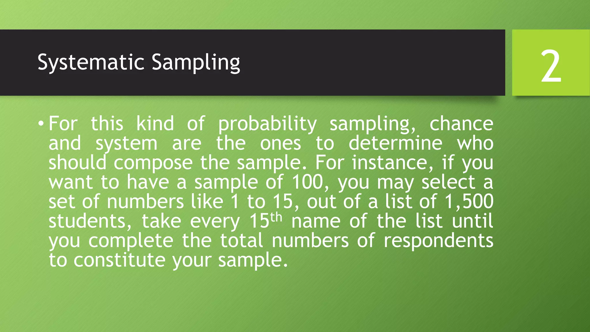 Classroom Obsevation- 4 SAMPLING METHODS.pptx