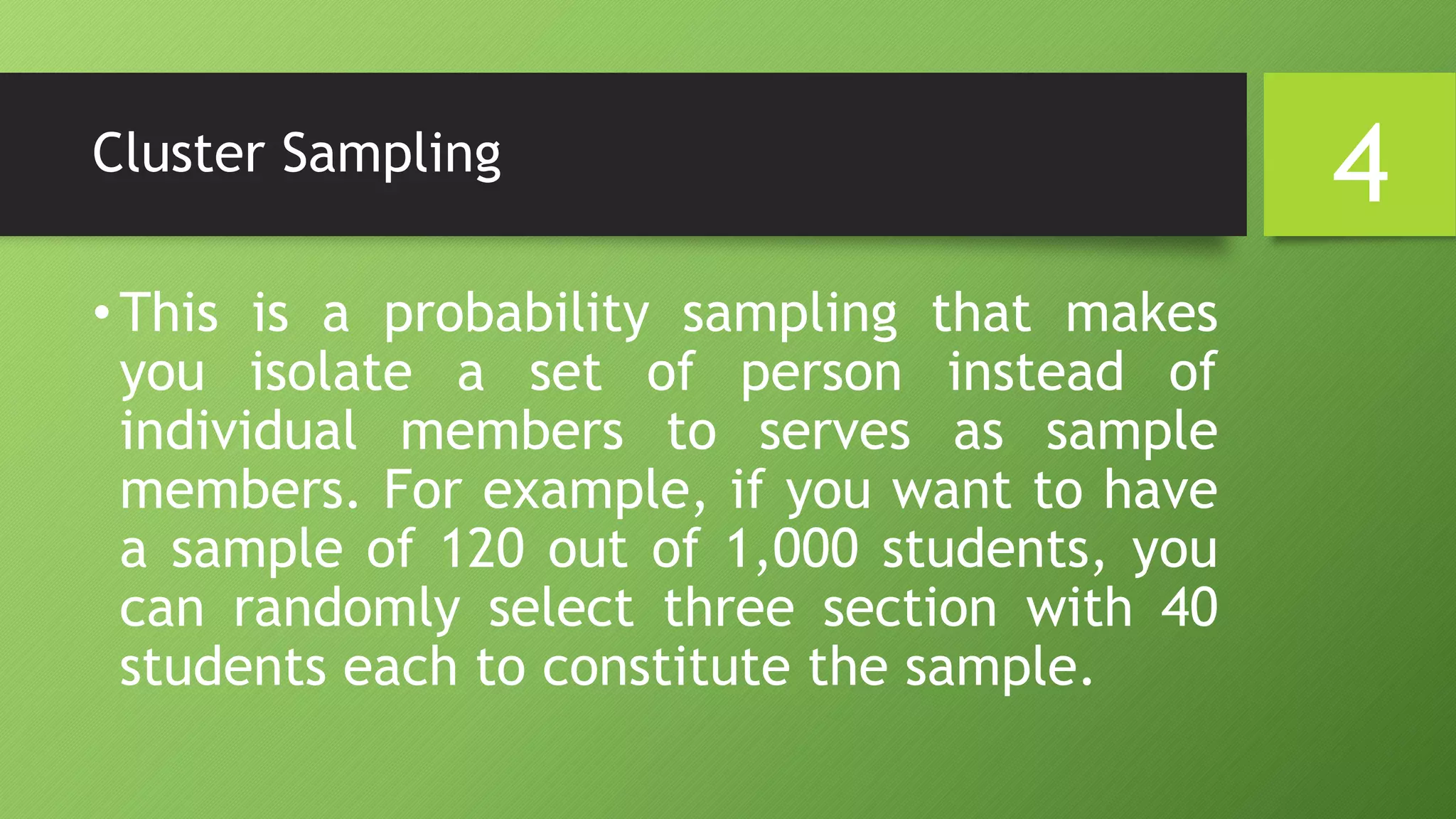 Classroom Obsevation- 4 SAMPLING METHODS.pptx