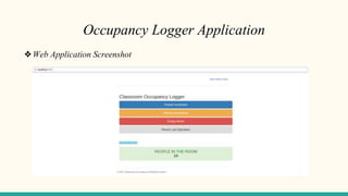 Classroom occupancy project | PPTX