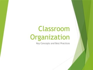 Classroom_Organization_powerpoint presentationpptx | PPTX