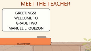 Classroom Parent Teacher Orientation .pptx