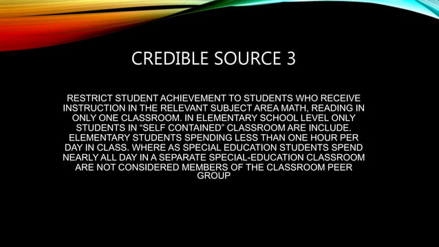 Classroom peer effect and student achievement | PPT