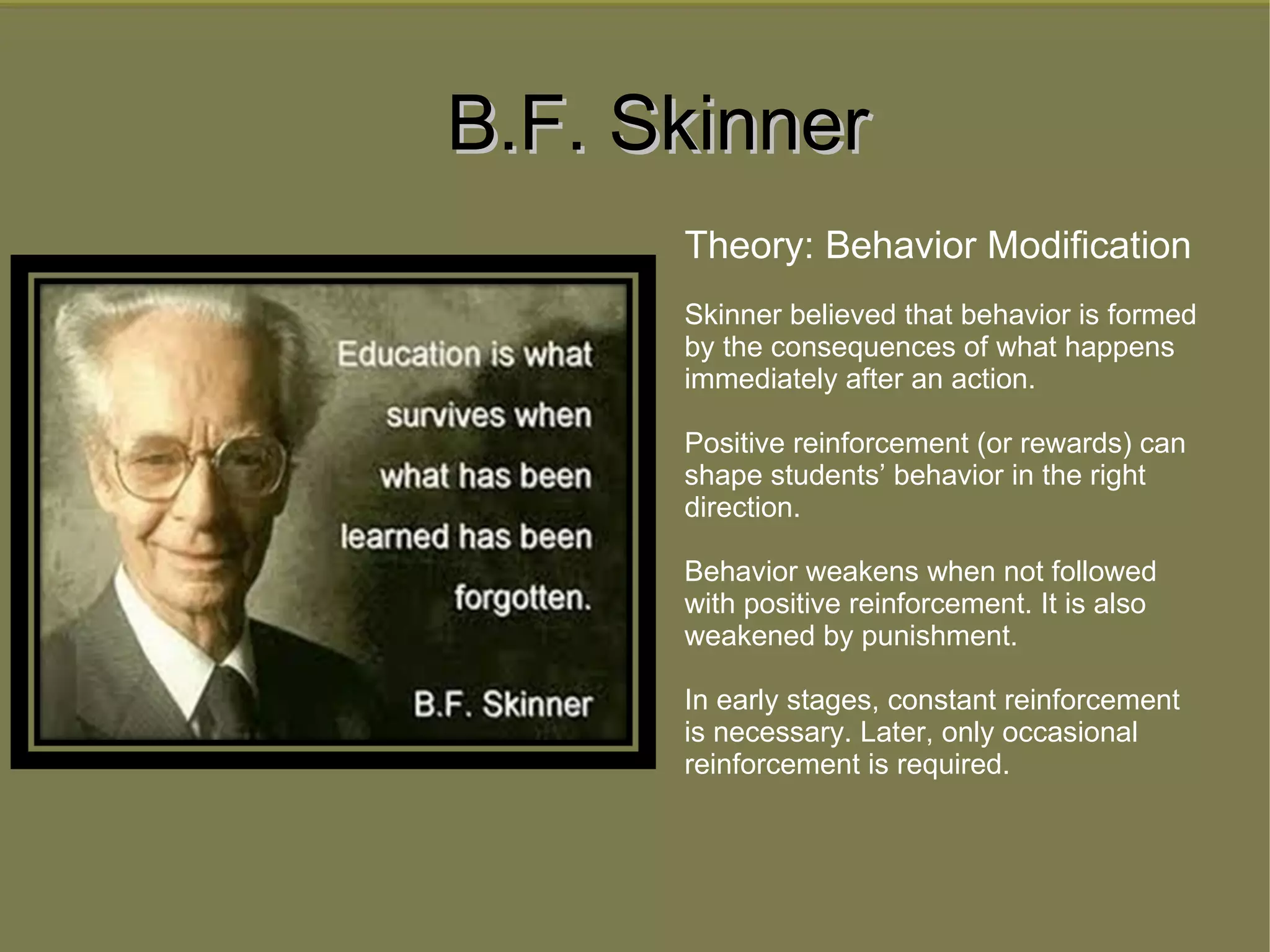 20th & 21st Century Classroom Pioneers | PPT