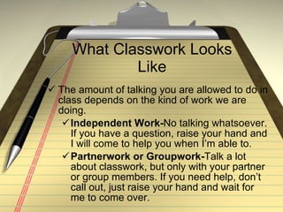 Classroom procedures | PPT