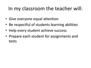 Classroom procedures | PPT