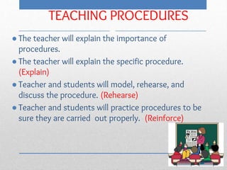 Classroom procedures 2016 2017 | PPTX