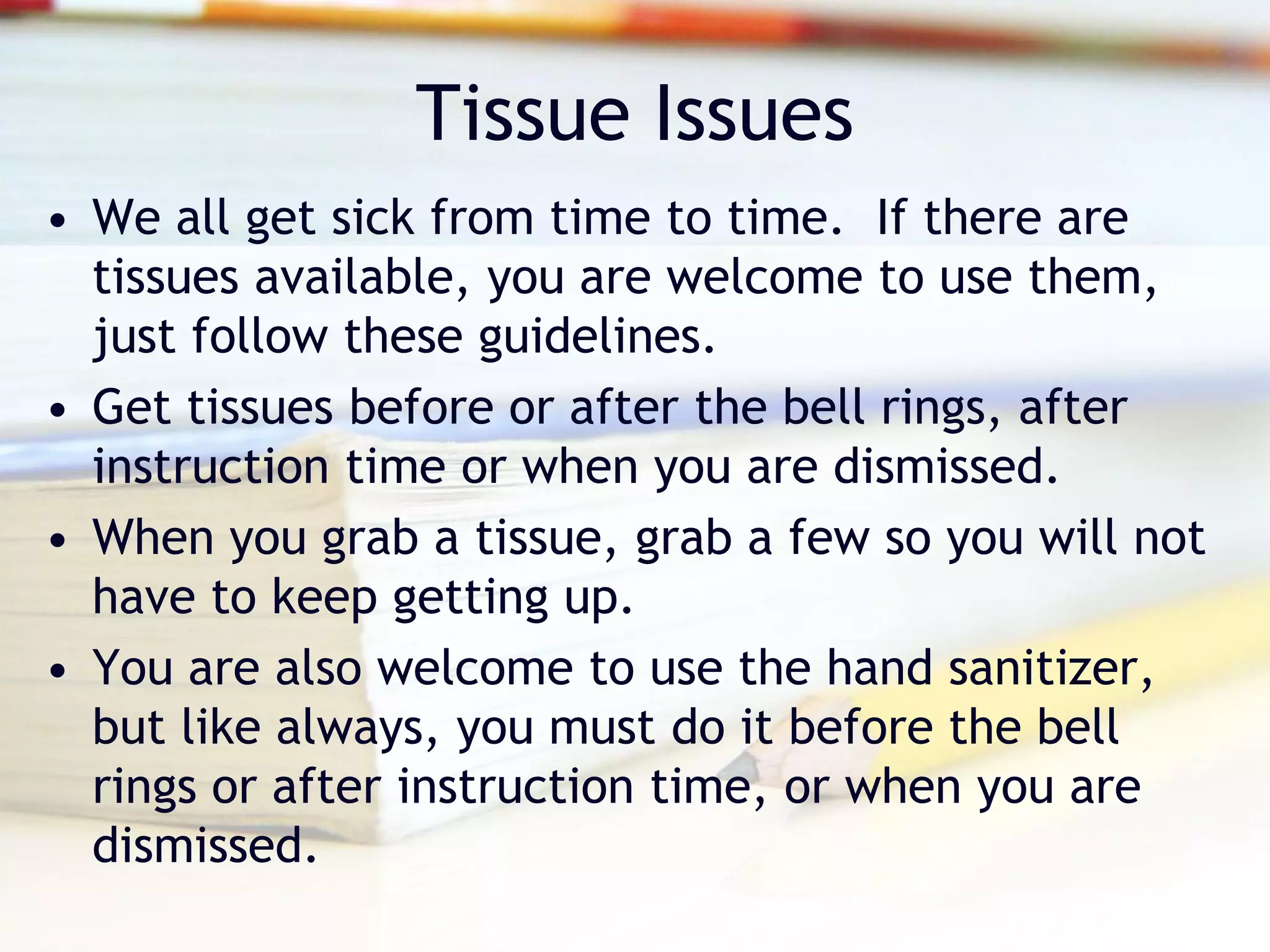 Classroom Procedures Powerpoint | PDF