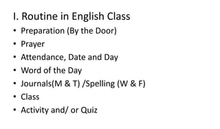 CLASSROOM PROCEDURES,ROUTINES, AND RULES.pptx
