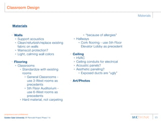 Classroom redesign 130211 | PDF | Education industry | Industries