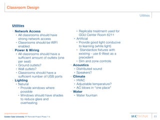 Classroom redesign 130225 | PDF | Education industry | Industries