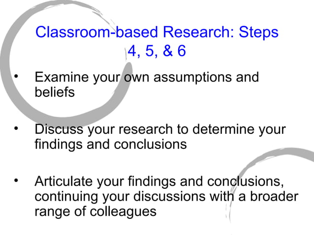 Classroom Research | PPT | Educational Assessment | Education