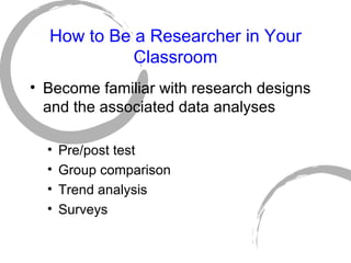 Classroom Research | PPT