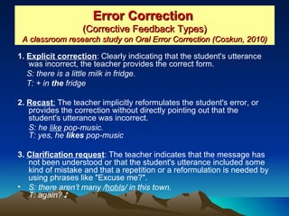 Classroom research error correction (2) | PPT