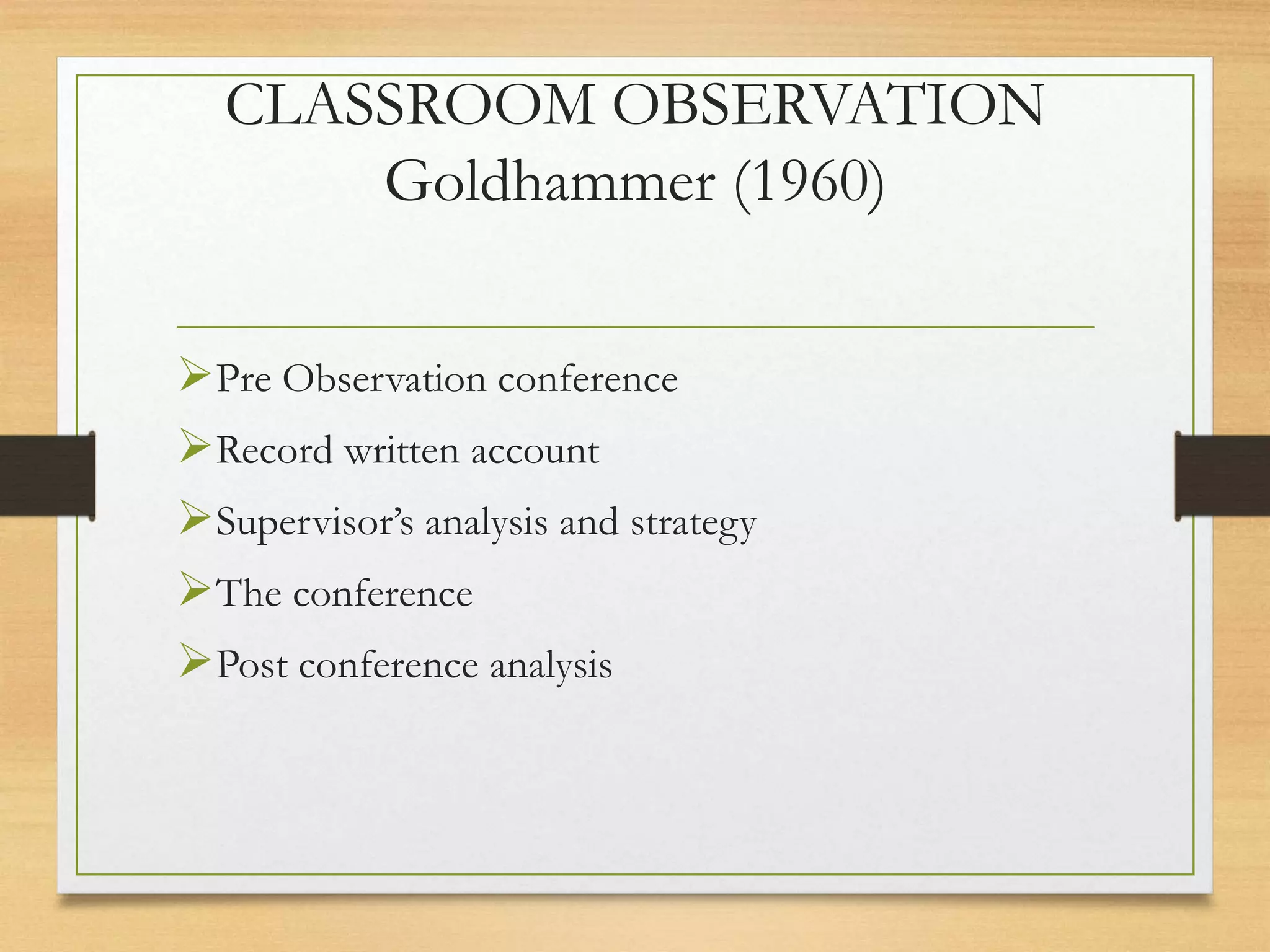 Classroom research method | PPTX