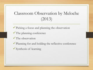 Classroom research method | PPTX