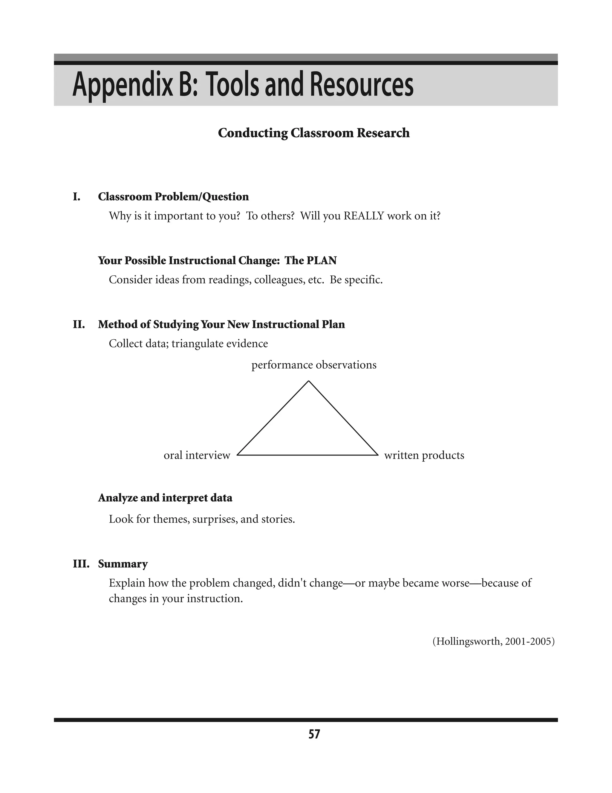 Classroom research workshop handouts | PDF