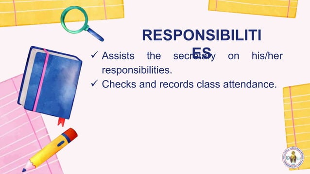 Classroom Roles and Responsibilities.pptx | Professional School ...