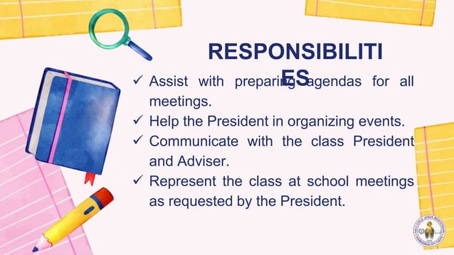 Classroom Roles and Responsibilities.pptx | Professional School ...