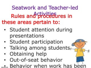 Classroom routine mam copy | PPTX