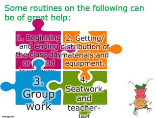 Classroom routine mam copy | PPTX