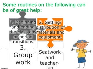 Classroom routine mam copy | PPTX