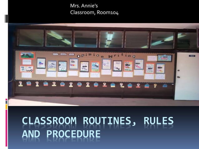 Classroom routines, rules and procedure, | PPTX | Homework and Study ...