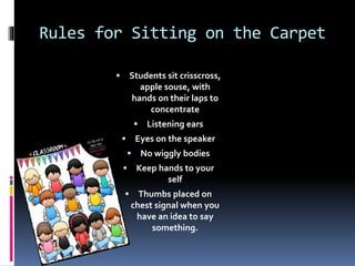 Classroom routines, rules and procedure, | PPTX