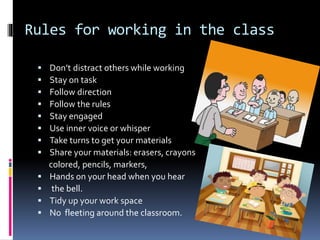 Classroom routines, rules and procedure, | PPTX