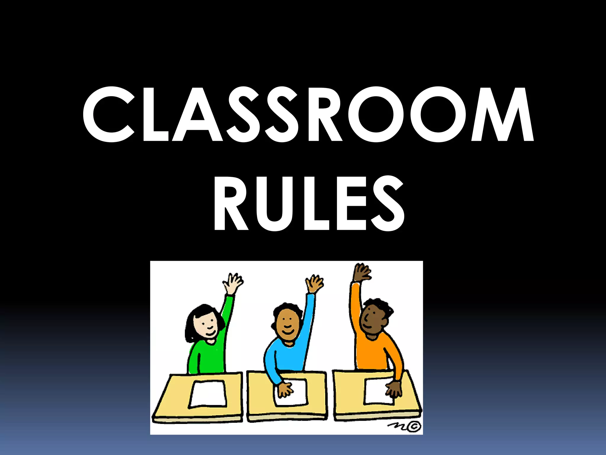Classroom rules | PPTX